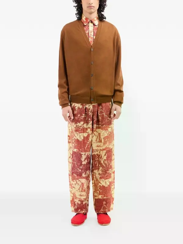 PIERRE-LOUIS MASCIA V-neck Cardigan - Brown