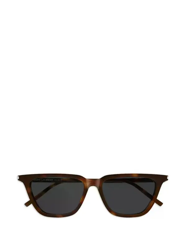 Saint Laurent Square-frame Sunglasses - Brown