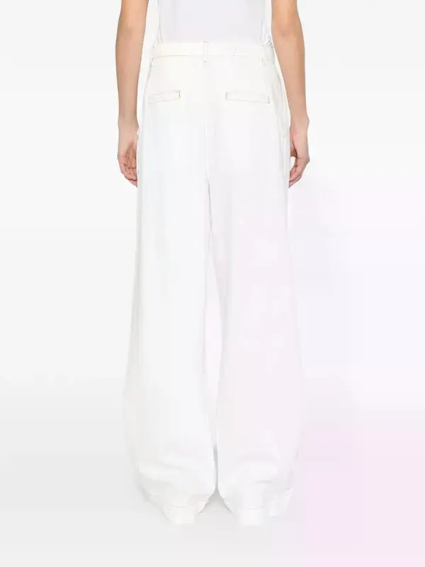 DARKPARK Wide-leg Pleated Trousers