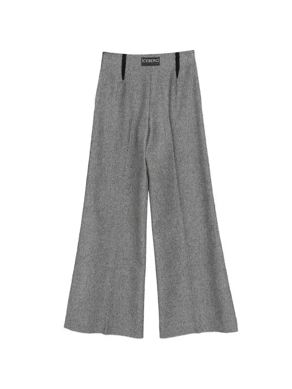Iceberg Zip Palazzo Pants