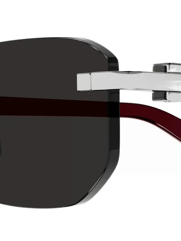 Cartier Rimless Geometric Sunglasses