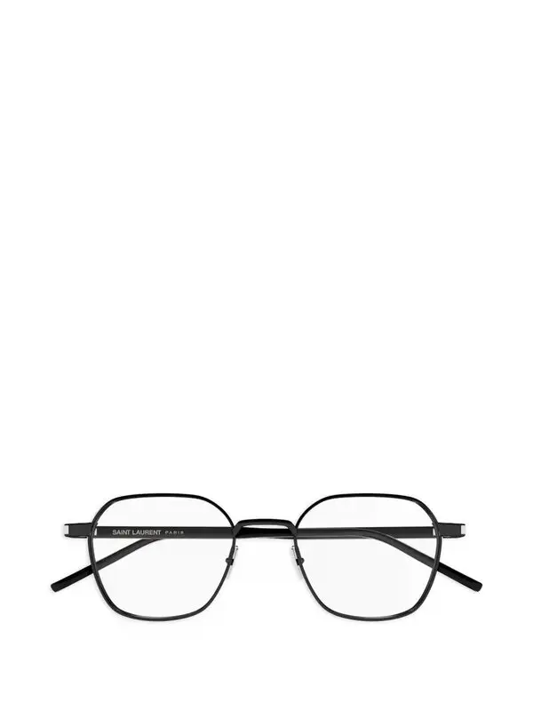 Saint Laurent Geometric-frame Eyeglasses - Black