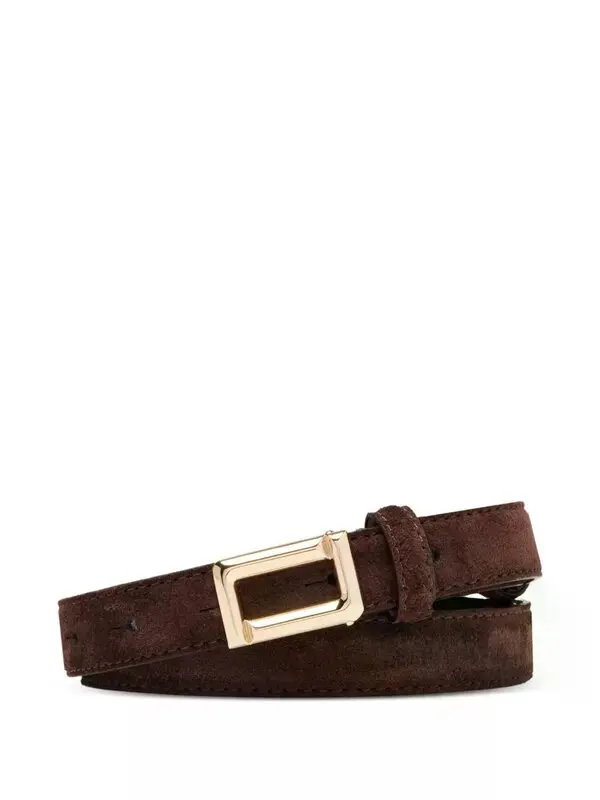 LANCEL Angele Adjustable Buckle Belt - Brown
