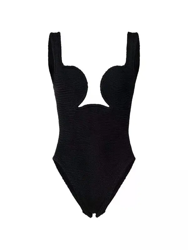 PARAMIDONNA Luisa Textured Swimsuit - Black