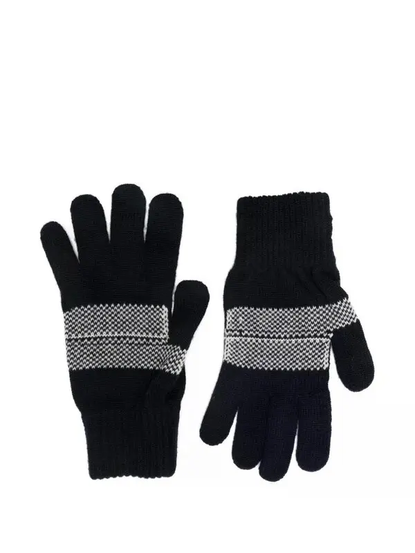 Dolce & Gabbana Knitted Gloves - Black