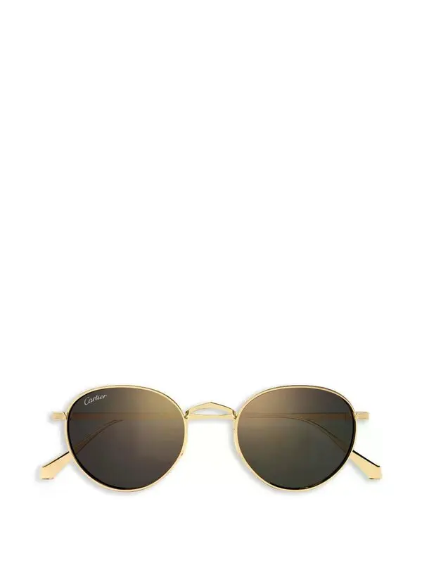 CARTIER Round-frame Sunglasses - Gold