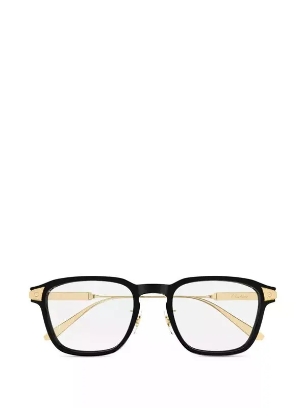 CARTIER Geometric Eyeglasses - Black