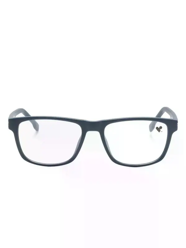 Lacoste Side-stripe Square-frame Eyeglasses - Blue