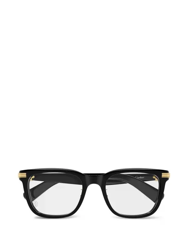 CARTIER Square-frame Eyeglasses - Black