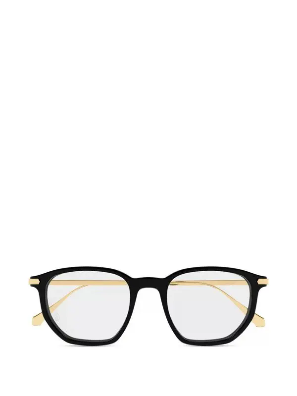 CARTIER Square-frame Glasses - Black
