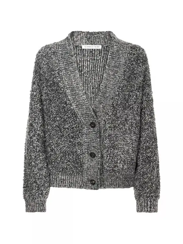CARACTÈRE Buttoned V-neck Cardigan