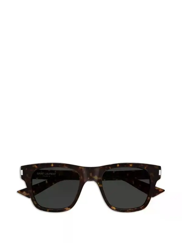 Saint Laurent Square-frame Tortoiseshell Sunglasses - Brown