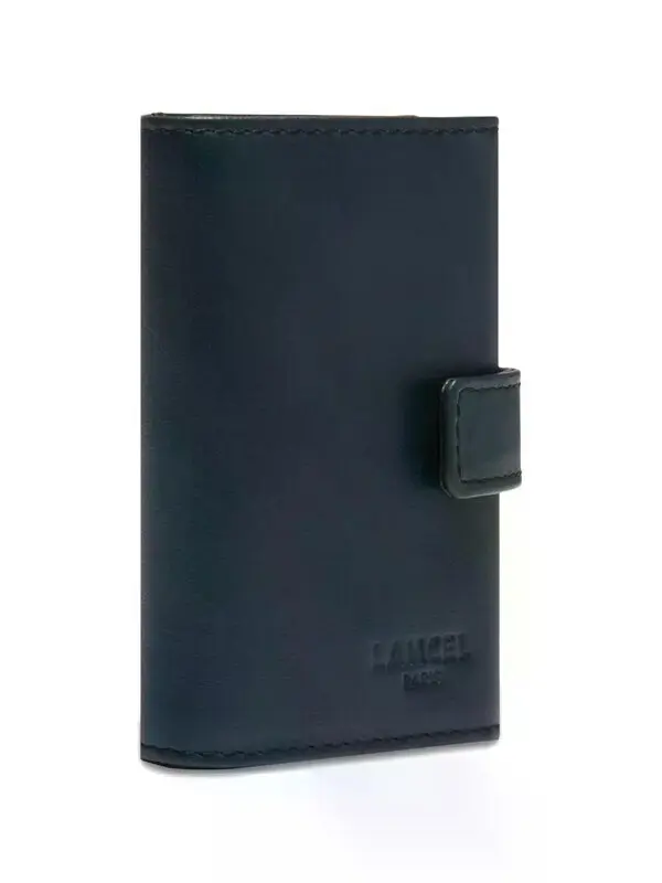 LANCEL Leon Leather Cardholder - Blue