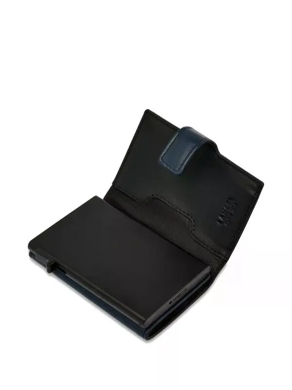 LANCEL Leon Leather Cardholder - Blue