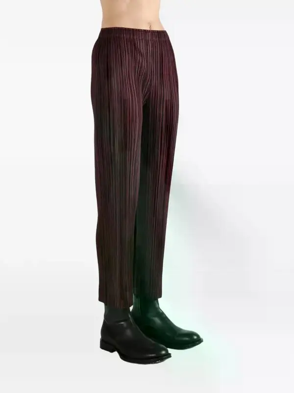 Issey Miyake Pleated Trousers - Brown