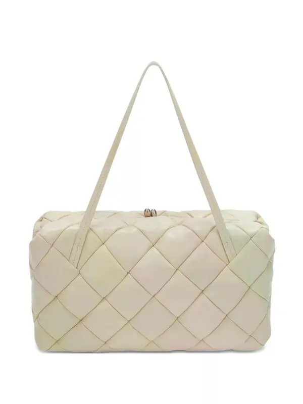 JIL SANDER Woven-detail Shoulder Bag
