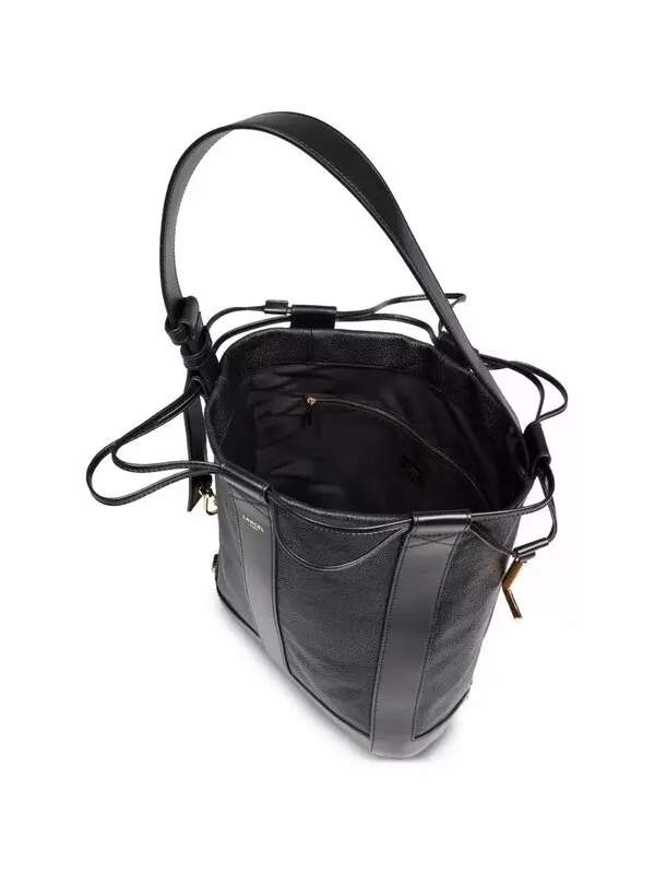 LANCEL Grain-leather Bucket Bag
