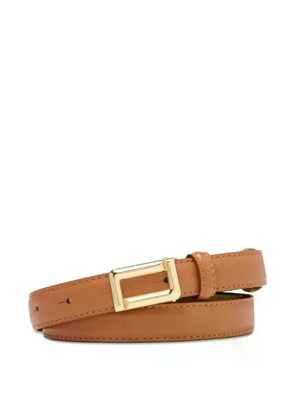 LANCEL Angele Adjustable Buckle Belt - Brown
