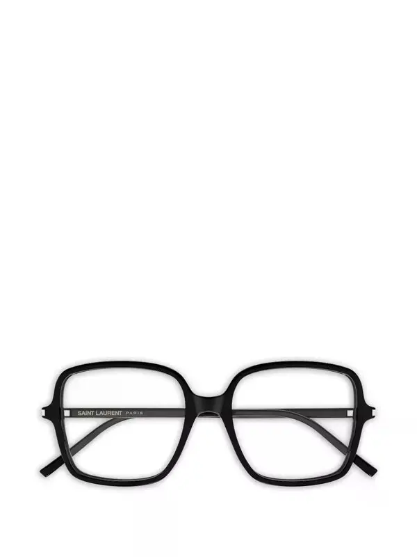 Saint Laurent Square Frame Glasses - Black