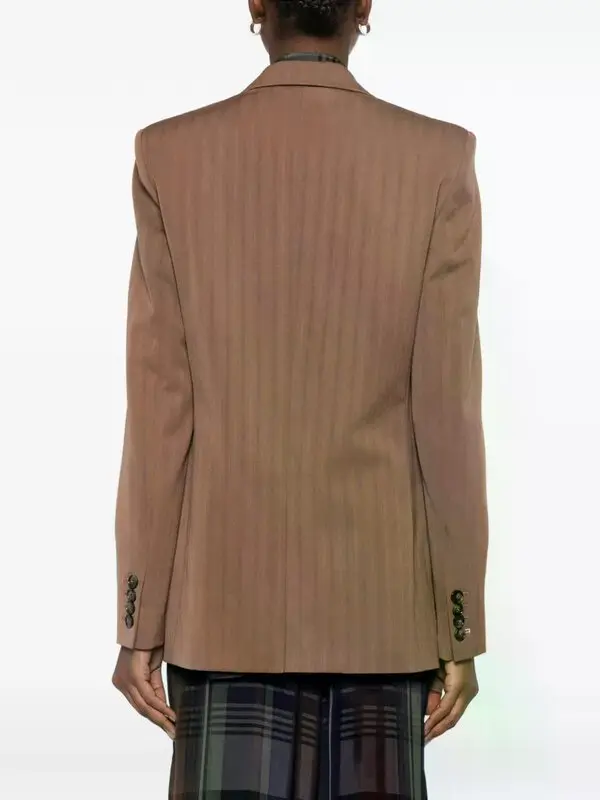 Stella McCartney Double-breasted Herringbone Jacket