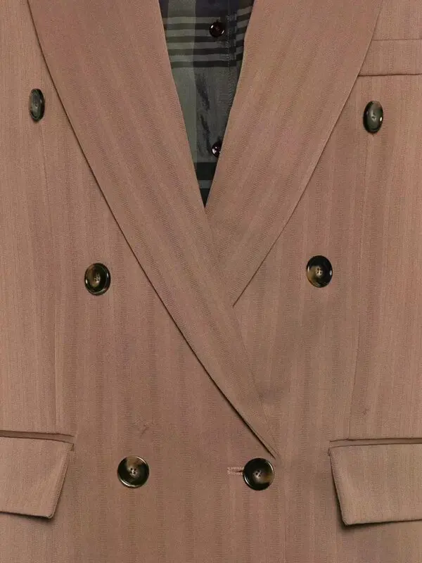 Stella McCartney Double-breasted Herringbone Jacket