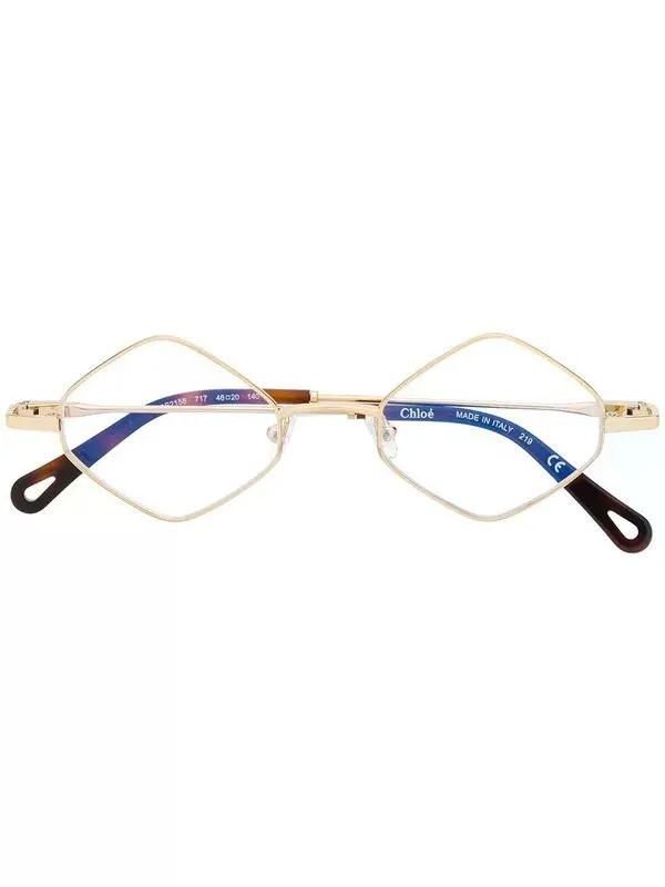 Chloé Hexagonal Logo Glasses