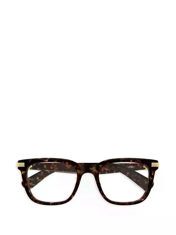 CARTIER Tortoiseshell Eyeglasses - Brown