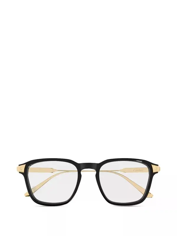 CARTIER Round-frame Glasses - Black
