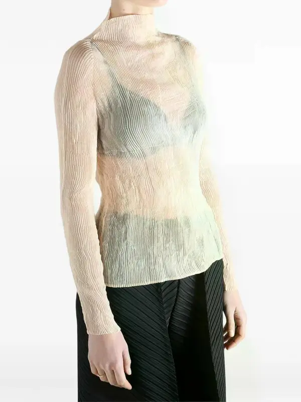 Issey Miyake Pleated Top