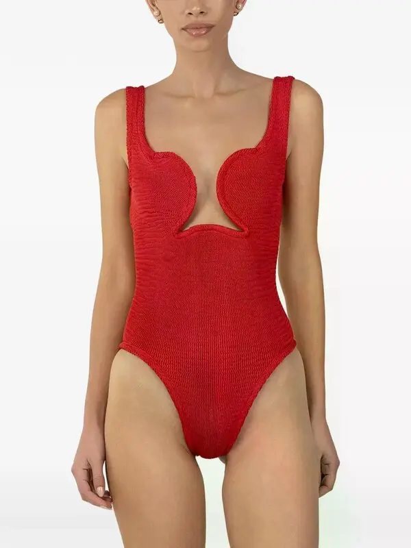 PARAMIDONNA Luisa Textured One-piece Swimsuit
