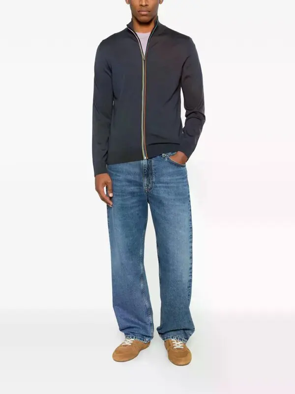 Paul Smith Signature Stripe Zip-through Cardigan