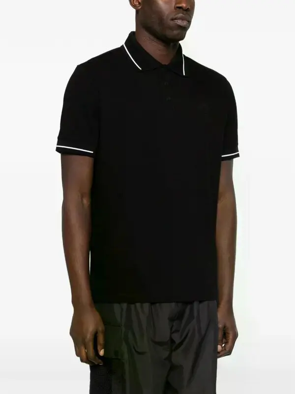 Moncler Piqué Trim Polo Shirt