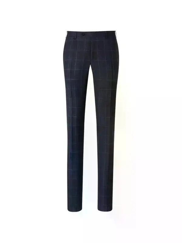 Canali Checked Suit - Blue