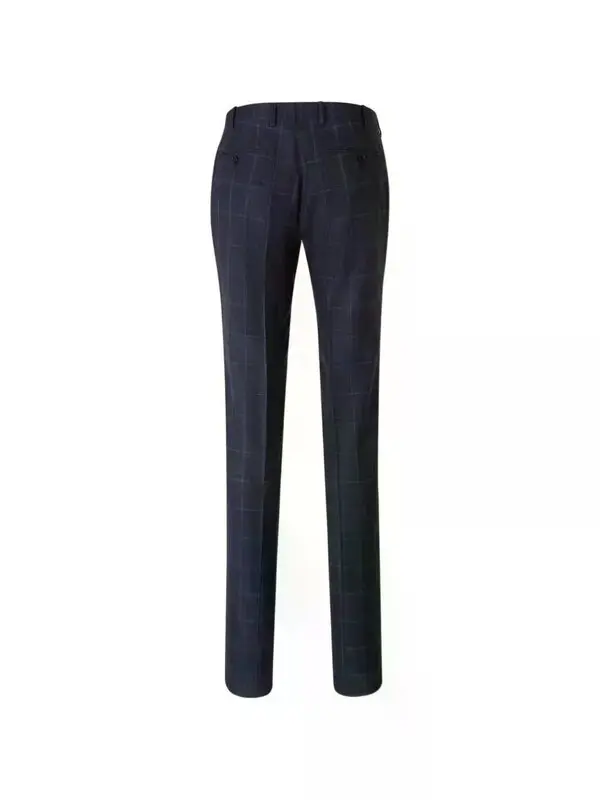 Canali Checked Suit - Blue