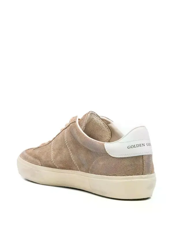 GOLDEN GOOSE Logo Lettering Sneakers - Brown