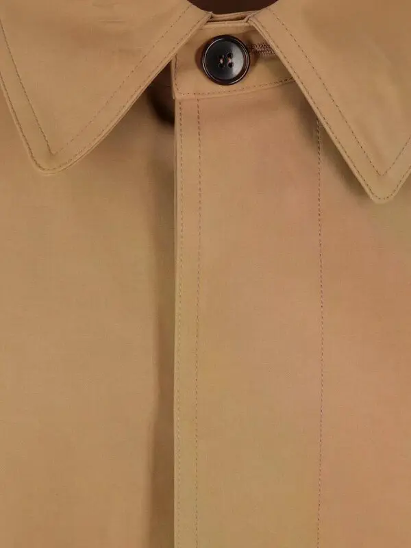 HED MAYNER Buttoned Belted Coat