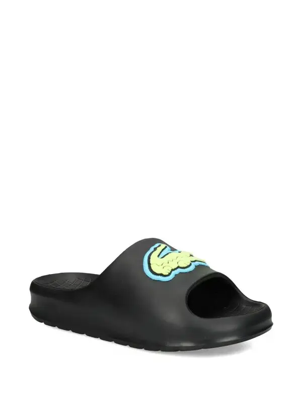 Lacoste Logo Applique Slides