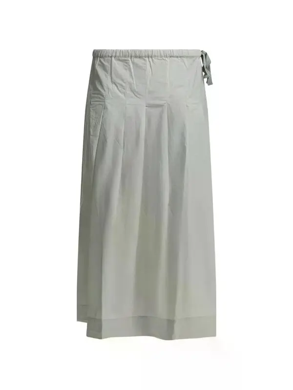 Soeur Elasticated-waist Pleated Maxi Skirt - Grey