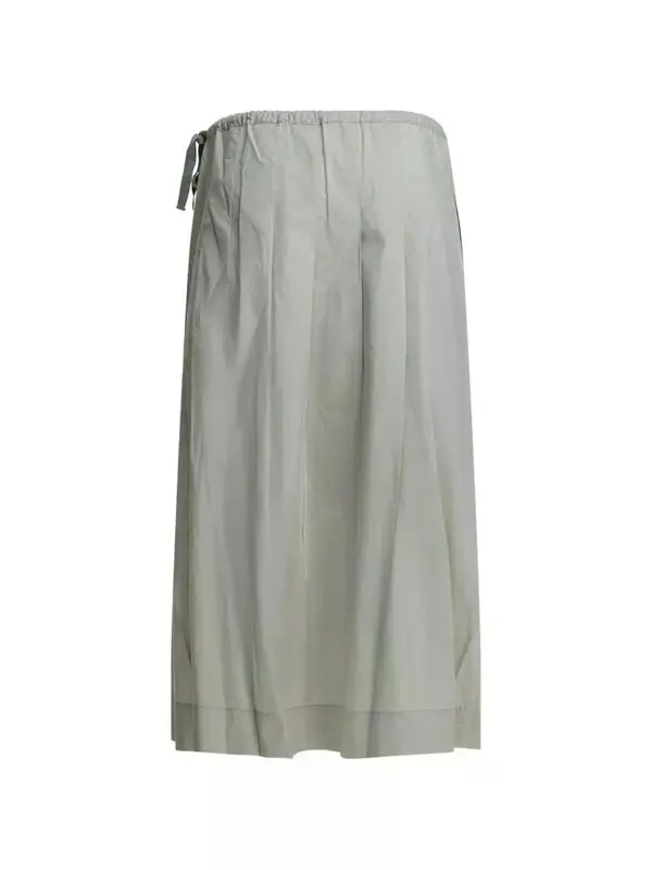 Soeur Elasticated-waist Pleated Maxi Skirt - Grey