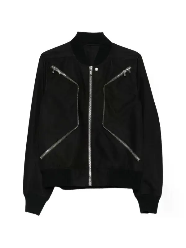 Rick Owens Zip-fastening Bomber Jacket - Black