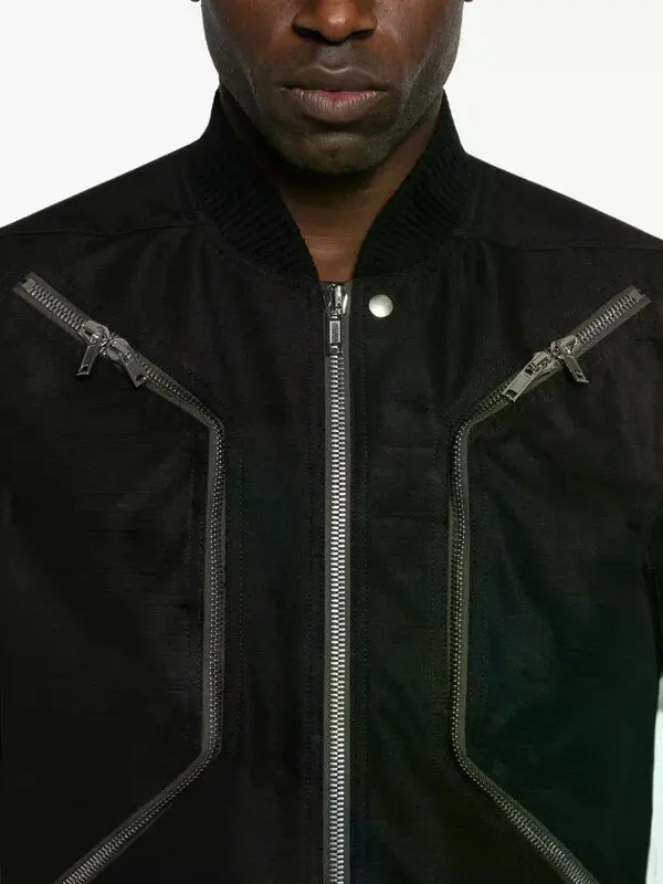 Rick Owens Zip-fastening Bomber Jacket - Black