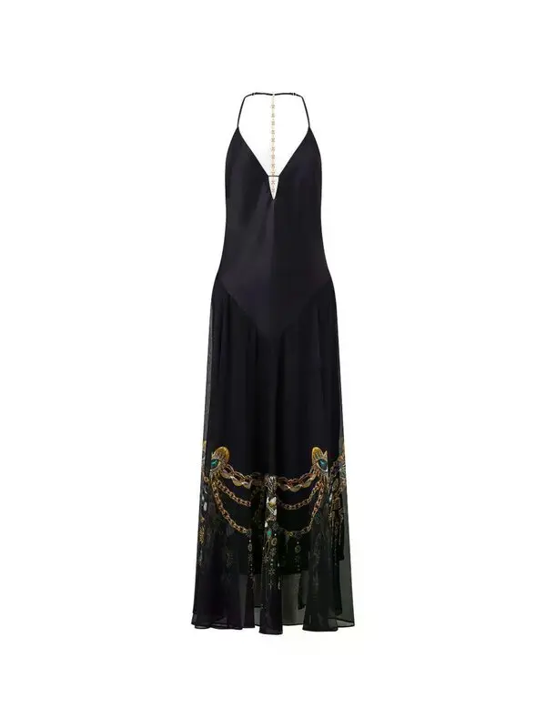 Camilla Hardware-detail Slip Maxi Dress
