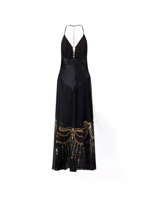 Camilla Hardware-detail Slip Maxi Dress