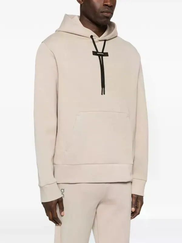 On Focus Drawstring Hoodie - Neutrals