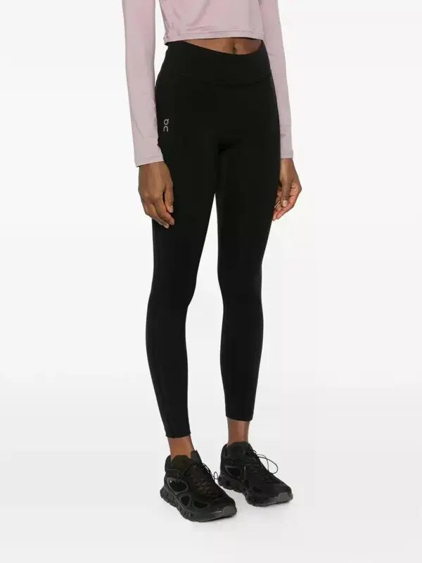 On Logo-print Performance Tights
