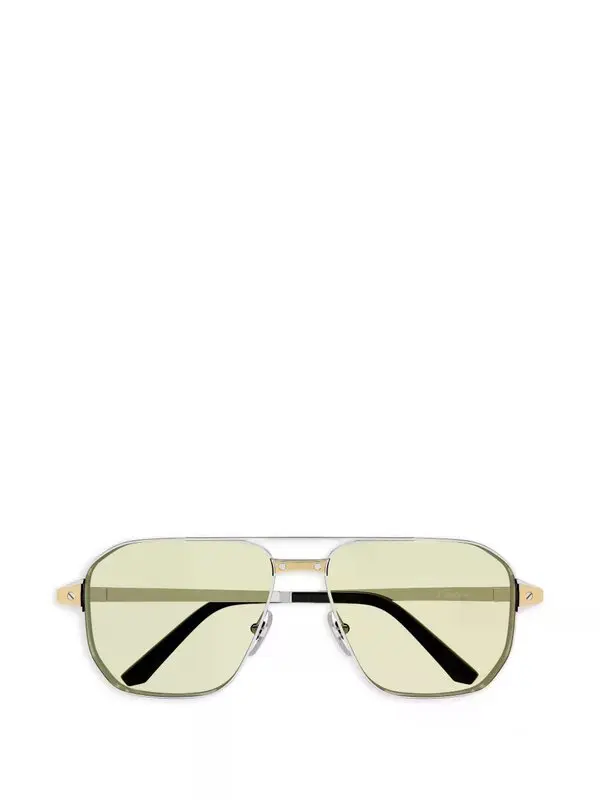 Cartier Pilot Sunglasses - Silver