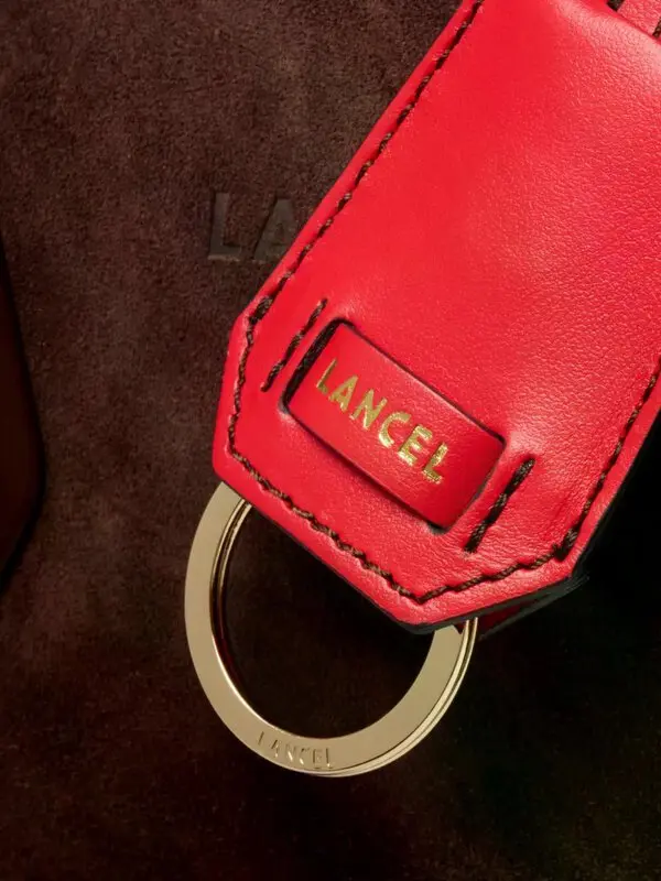 LANCEL Leather Tote Bag - Brown