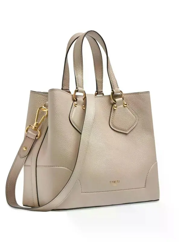 LANCEL Neo Izy Leather Tote Bag - Neutrals