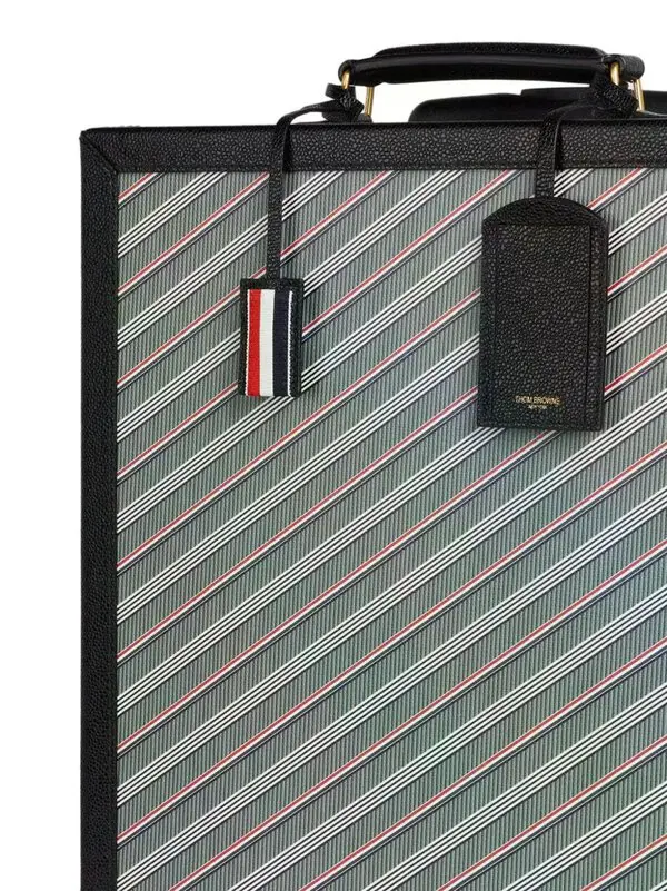 Thom Browne Stripe-patterned Luggage