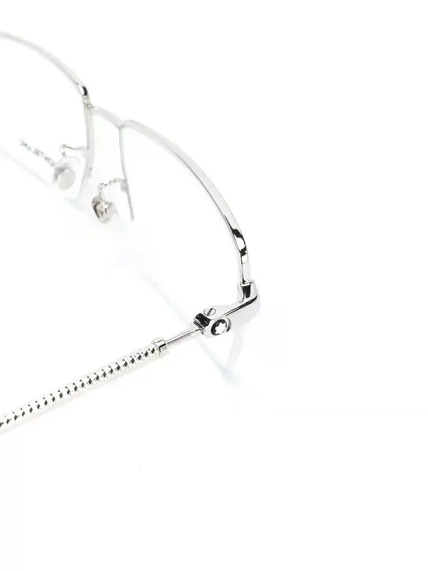 Montblanc Polished Square-frame Glasses